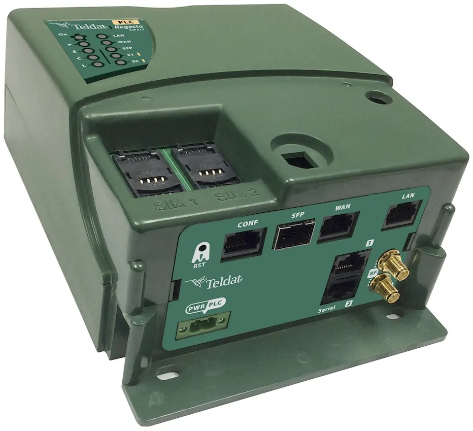 Regesta Smart PLC - Router Industrial/ Smart Grids - Teldat